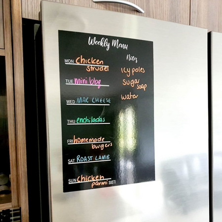 Magnetic Menu Planner - With Notes | Siisti Planners and Organisers